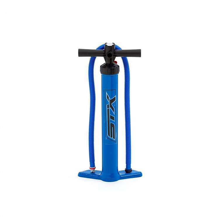 pompka ręczna STX DOUBLE ACTION WHITE - pompka do desek SUP | WIOSŁUJCIE.PL
